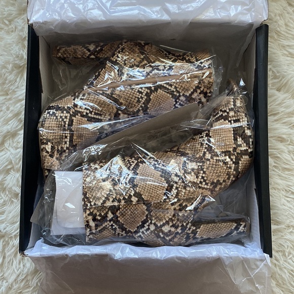 Fashion Nova | Shoes | Tell Me About It Peep Toe Booties Camelcombo ...